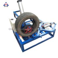 China Higher Efficiency Automatic Car Tire Double Sidewall Cutting Machine / Tire Ring Cutter for sale