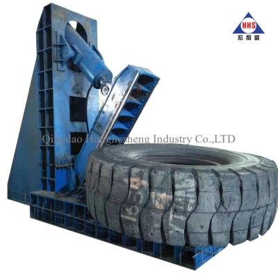 China 4KW TC1200 Waste Tyre Recycling Plant Used Tire Cutter Rubber Cutting Machine for sale