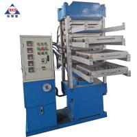 China 4 Layer Rubber Tile Vulcanizing Press Machine Hydraulic Press For Rubber Moulding for sale