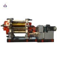 China 610x1730mm Fabric Four Roll Rubber Calender Machine Length 1200mm for sale
