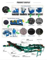 China 380 Volt Semi Auto Waste Tyre Recycling Plant 200kg/H To 4000kg/H for sale