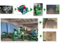 China 150mm Green Scrap Rubber Steel Separator Scrap Rubber Friction Separating Machine for sale