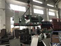China Three Rolls Rubber Calender Mill 0.2MM For Double Side Coating for sale