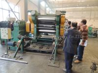 China CE ISO 450x1500mm Rubber Calender Machine 3 Roll Calender Machine for sale