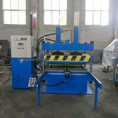 China Crumb Rubber Tile Making Machine Interlocking With 50T Mold Closing Force for sale