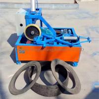 China 120cm Semi Automatic Tire Ring Cutter Scrap Tire Bead Ring Cutting Machine for sale