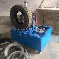 China 120cm Semi Automatic Tire Ring Cutter Scrap Tire Bead Ring Cutting Machine for sale