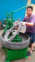 China Higher Efficiency Car Tire Sidewall Cutting Machine Tire Ring Cutter for sale