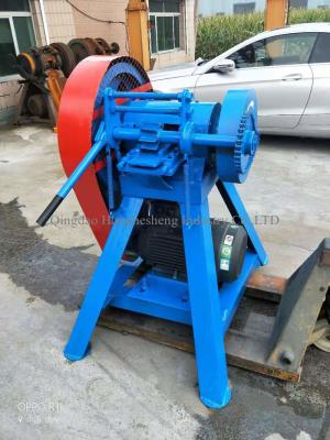China 15kw 420r/ Min 200mm Used Tire Cutting Machine Tyre Block Cutting Machine Lump Cutter for sale