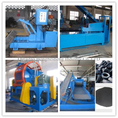 China Full Autmatic Waste Tire Retreading Machine 1.5T/h for sale