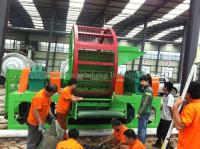 China Waste Tire Recycling Machine Whole Rubber Powder Making Line Tire Crusher Rubber Block Crusher for sale