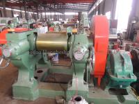 China Old Tyre Rubber Crumb Line Rubber Cracker Mill To Get Rubber Powder for sale