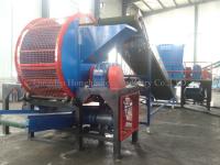 China Waste Tyre Ring Cutter QJ-1200 / Rubber Powder Machine for sale