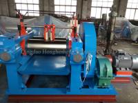 China Manual Two Rolls Open Mill Rubber Mixing 10 Inches Roller for sale