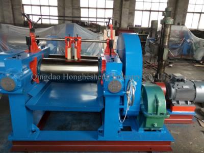 China Manual Two Rolls Open Mill Rubber Mixing 10 Inches Roller for sale