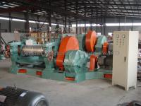 China 20 mesh 24 mesh Two Roll Rubber Crushing Mill 220V 380V 450V 90kw for sale