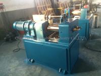 China Small Two Roll Open Rubber Mixing Mill Laboratory Scale PLC Control 380V for sale
