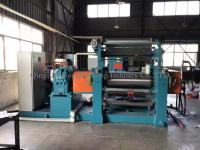 China 5KW Two Rolls Open Rubber Mixing Mill With Stock Blender for sale