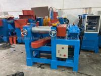 China Manual Two Rolls Open Mill Rubber Mixing 10 Inches Roller for sale