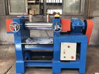 China Manual Two Rolls Open Mill Rubber Mixing 10 Inches Roller for sale