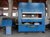 China 1500*500mm Plate Vulcanizing Press Speed Bump Making Machine 1 Layer Electric Heating for sale