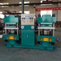 China Double Rubber Plate Vulcanizer Press PCL Controlled 1200x1200 mm for sale