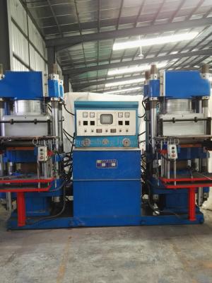 China 80t Twin Rubber Moulding Hydraulic Press For Making Slippers Sole for sale
