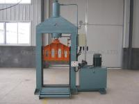 China Vertical Hydraulic Guillotine Rubber Bale Cutter Single Blade Plastic Cutting Machine for sale