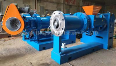 China Higher Efficiency Reclaim Rubber Sheet Extruder 160kg/H 1600kg/H for sale