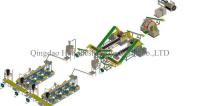 China Full Autmatic Waste Tire Retreading Machine 1.5T/h for sale