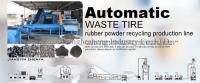 China full automatic waste tire recycling equipment for rubber crumb / waste tyre recycling machinery for sale