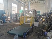 China XQL-80 Hydraulic Press Rubber Bale Cutter Single Knife 11KW for sale