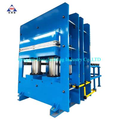 China Car Mat Conveyor Belt Plate Vulcanizing Press Rubber Compression Molding Machine for sale