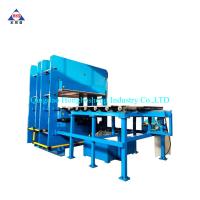 China 160 Ton 800x800mm Tyre Pressure Plate Vulcanizing Press Tile Moulding Machine for sale