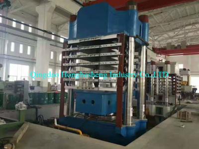China 6 Layer Rubber Sole EVA Foaming Press Equipment 1350*1500mm 1000 Ton for sale