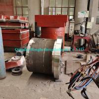 China 250mm Stroke 350*350mm Solid Tire Making Machine Rubber Vulcanizing Machine 2 Layer for sale