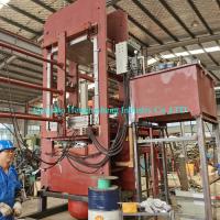 China 250mm Stroke 350*350mm Solid Tire Making Machine Rubber Vulcanizing Machine 2 Layer for sale