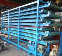China EPDM Mesh Belt Film Batch Off Cooling Machine 700mm for sale