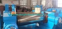China Nylon Bush Rubber Plastic Two Roll Mixing Mill PLC Control 5KW for sale