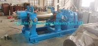 China 12 Inch 14 Inch Adjustable Gap Silicone Two Roll Mill for Rubber Compounding for sale