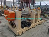 China Rubber Mixing Mill With Stock Blender / Open Mixing Mill XK-450*1200 for sale