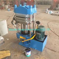 China 25T Rubber Silicone Hydraulic Vulcanizing Machine 4 Column Plc Control for sale