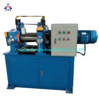 China 2T Open Drilled Two Roll Rubber Mixing Mill 380V 3 phase For Cooling for sale