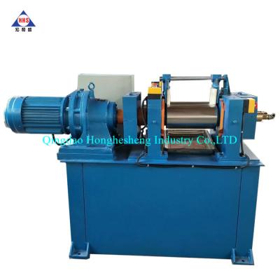 China 2T Open Drilled Two Roll Rubber Mixing Mill 380V 3 phase For Cooling for sale