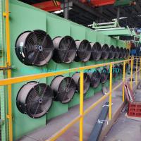China Multilayer Mesh Belt Rubber Film Cooling Equipment 400m/Min for sale
