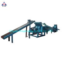 China 16cm Green Scrap Rubber Steel Separator Raw Rubber Steel Wire Separator Machine for sale
