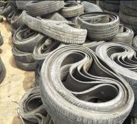 China Space Saving Waste Tire Packing Machine for Transport Doubling Tripling for sale