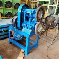 China Fast Speed 1440r/Min Waste Tire Strip Cutter Semi Automatic for sale