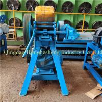 China Heavy Duty Waste Tire Block Cutter Rubber Machine To Cut Tire Strips To Blocks for sale