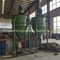 China 5-10 Mesh Vibrating Screen Waste Tyre Recycling Machine For Fiber Separator for sale
